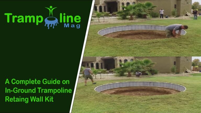 In-ground Trampoline Retaining Wall Kit - TrampolineMag